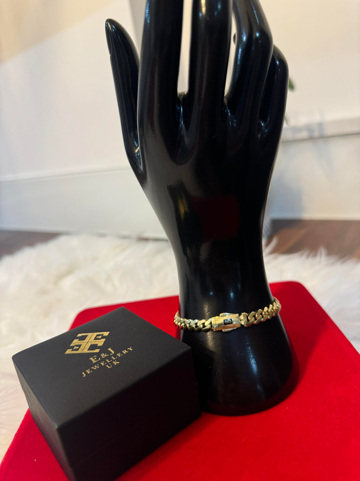 18K Gold Monaco Bracelet — E&J Jewellery UK Ltd